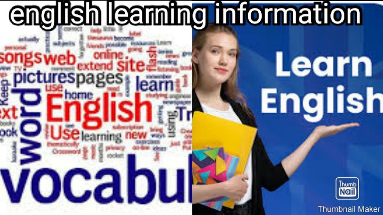 English learning information how to read, write, understand & speak ...