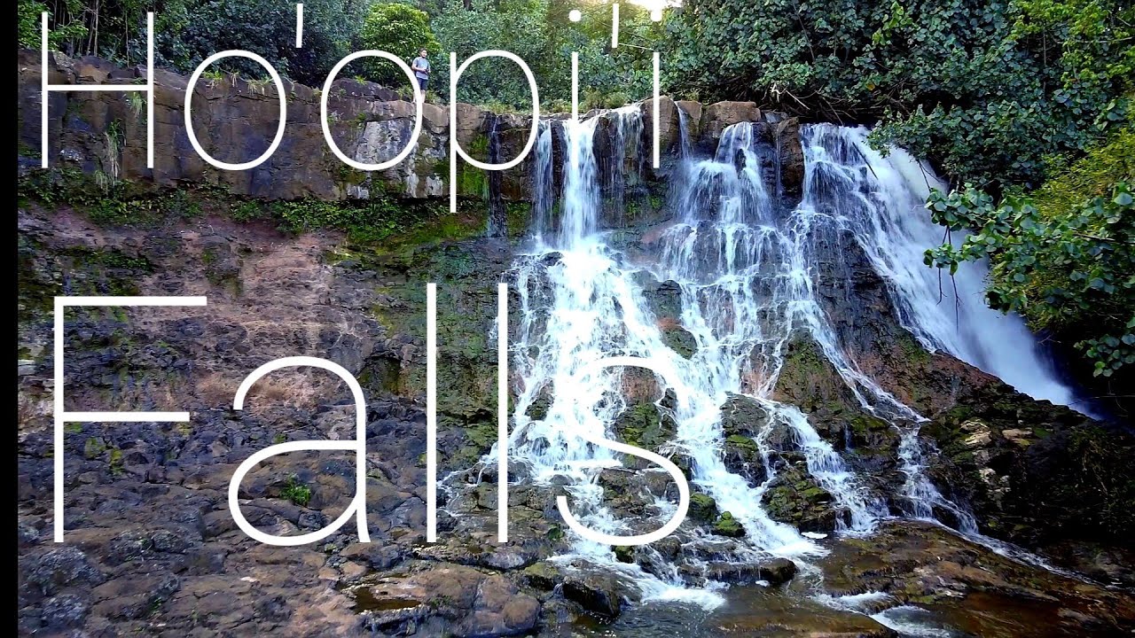 Ho'opi'i Falls,Kapaa, Kauai, Hawaii, ( DJI MAVIC MINI) (2.7 K ) - YouTube