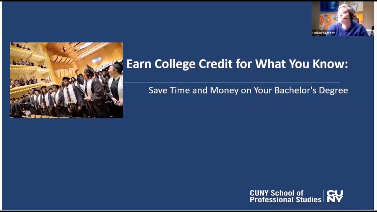 Earn College Credit for What you Know. Save Time and Money on Your ...