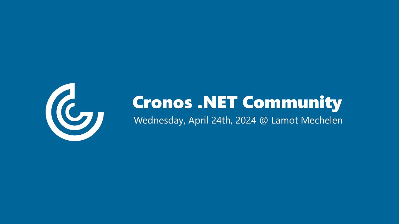 Cronos .NET Community 2024 - Aftermovie - YouTube