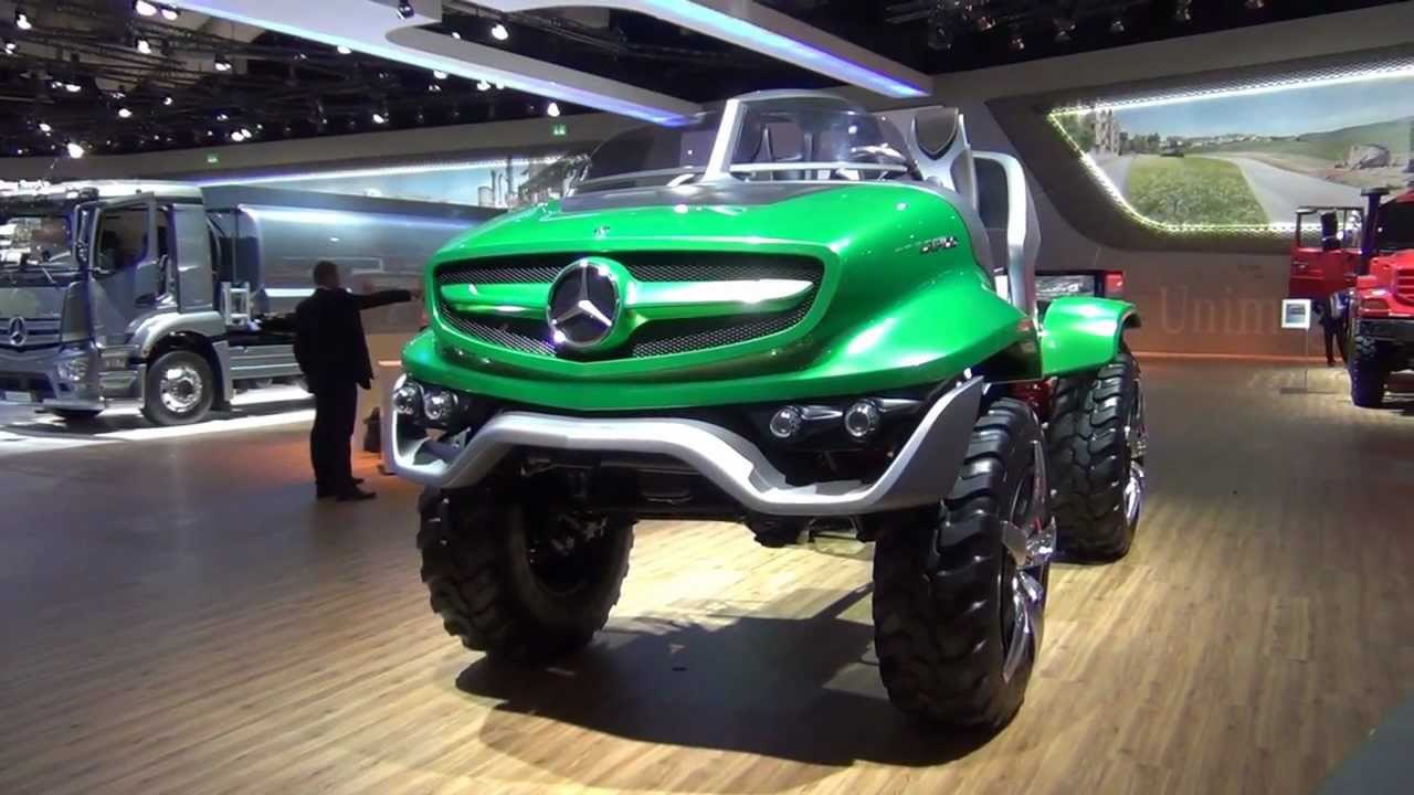 New Mercedes Benz Unimog Concept @ IAA Hannover 2012 - YouTube