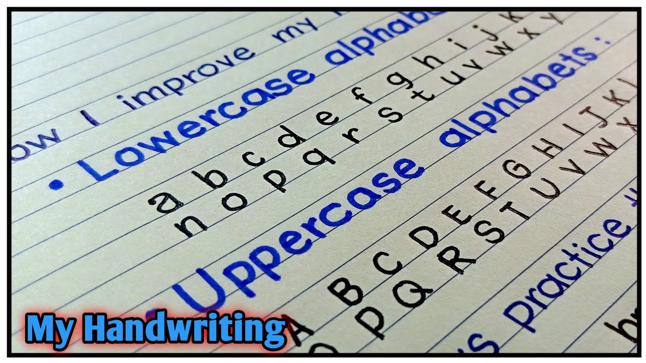 English handwriting practice ||English small letter writing || How to ...