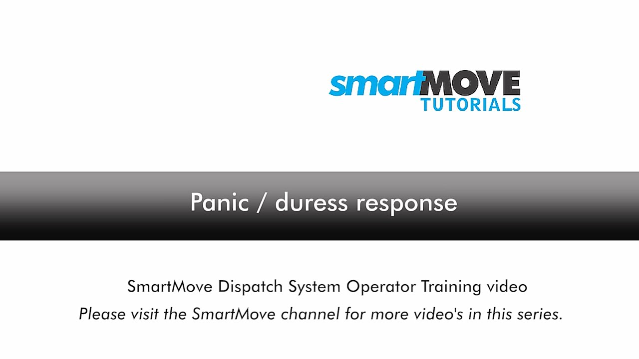 Dispatch operator handling of a panic/duress alert. - YouTube