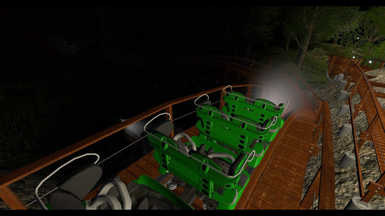 No Limits Coaster 2 - Timber Trouble (Night POV) - YouTube
