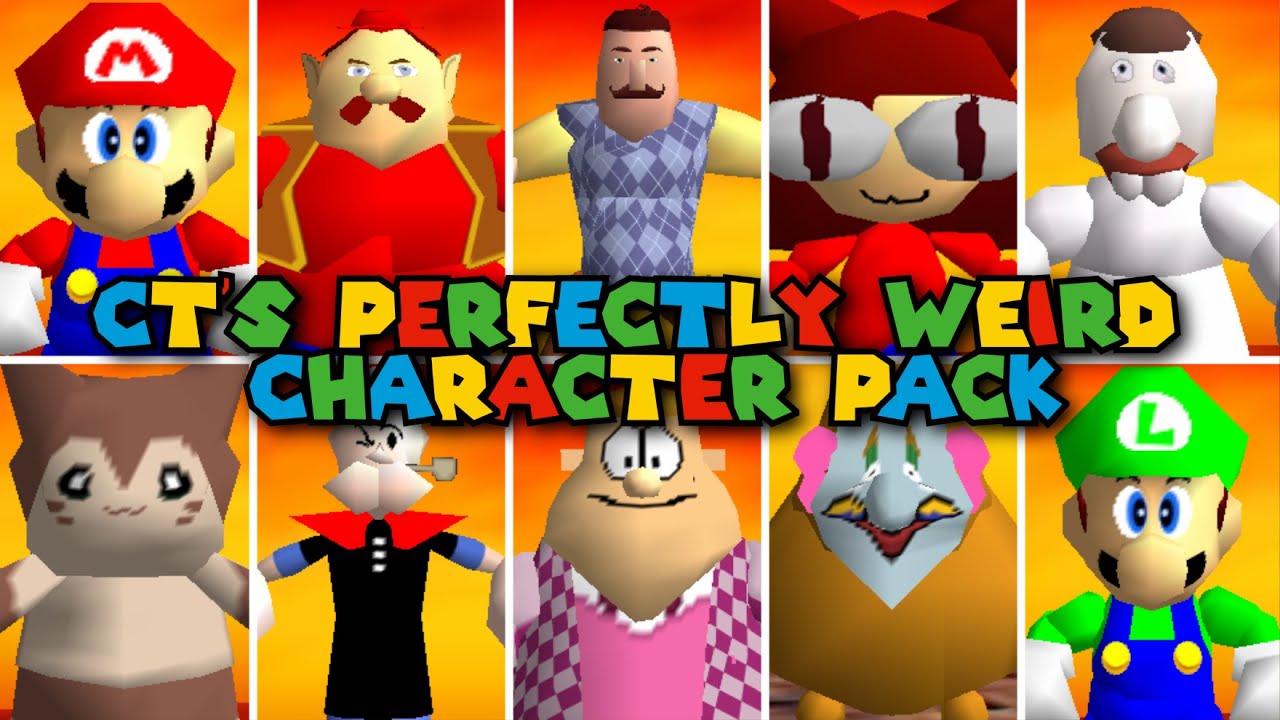 🍄 Super Mario 64 Coop DX - CT's Perfectly Weird Character Pack 2.0 ...