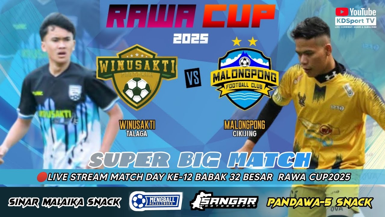 LIVE🔴RAWA CUP MATCH DAY12 | WINUSAKTI VS MALONGPONG - YouTube