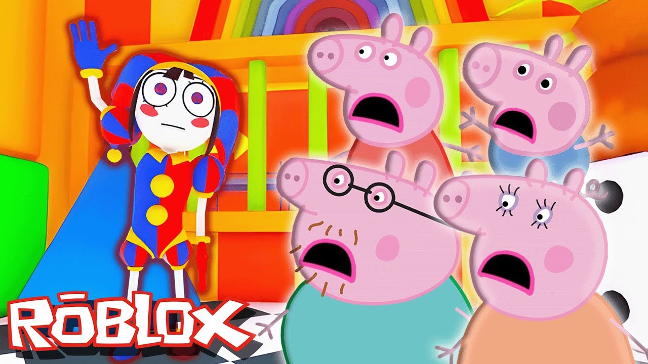 Peppa Pig ESCAPE DIGITAL CIRCUS PRISON RUN in Roblox - YouTube