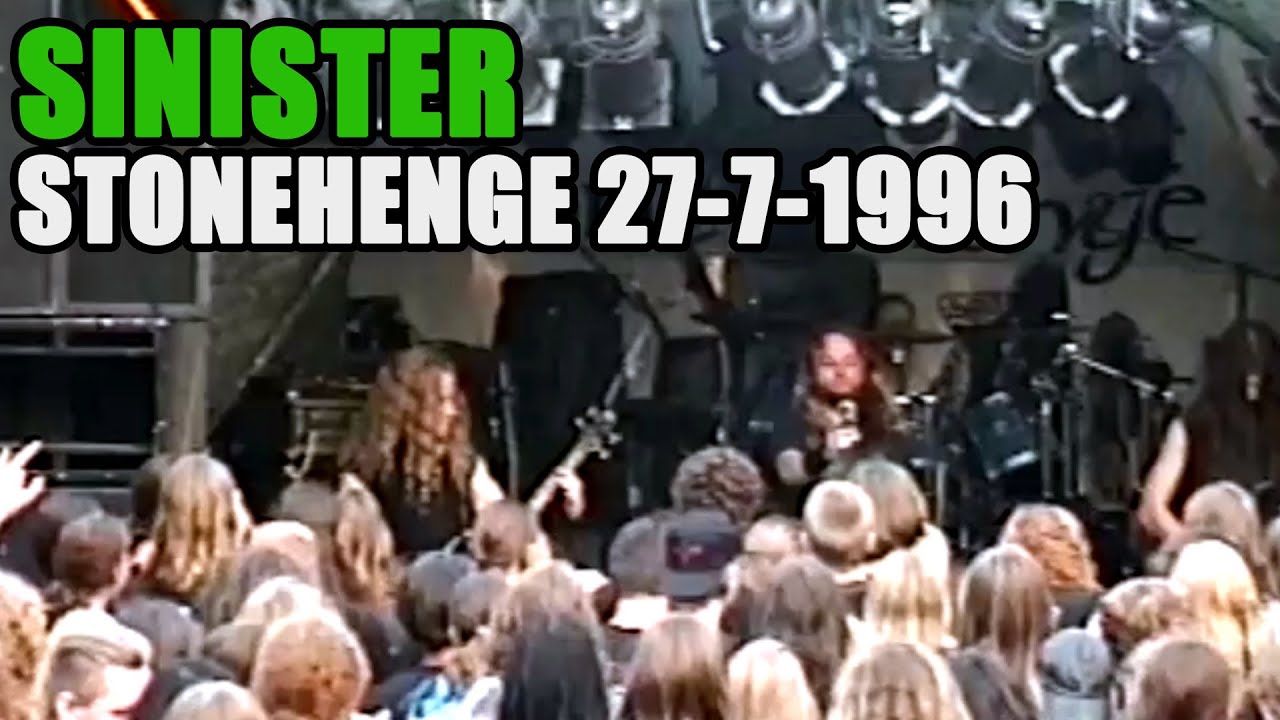 SINISTER - LIVE AT STONEHENGE 27-7-1996 - YouTube