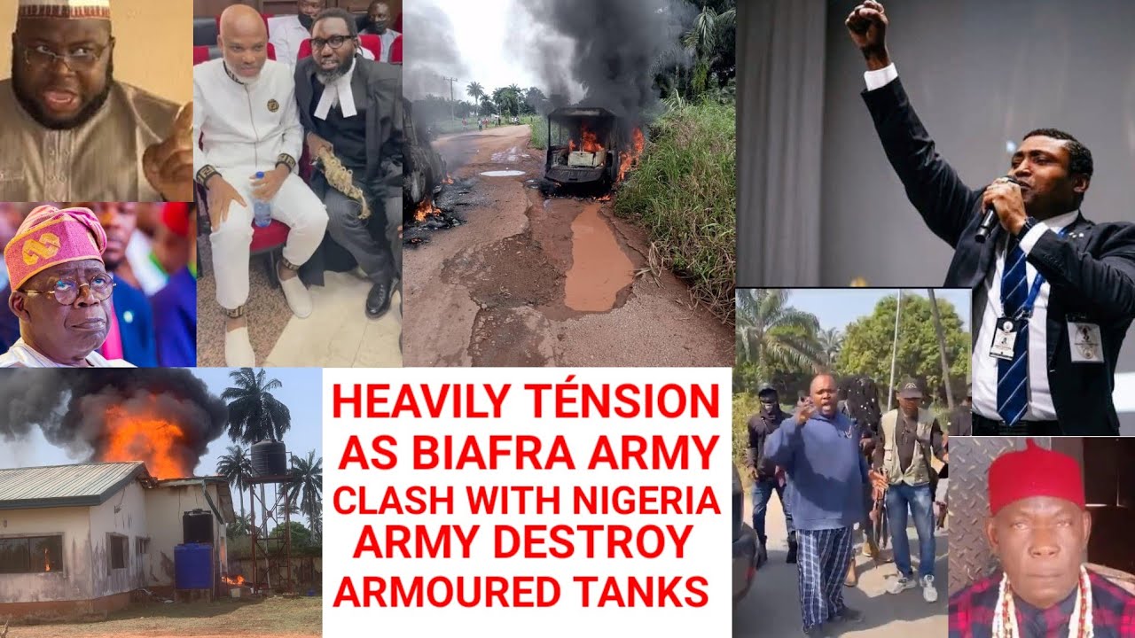 Biafra Army Déstroy Nigeria Ârmy Armoured Tânks With Ogbunigwe In Imo ...