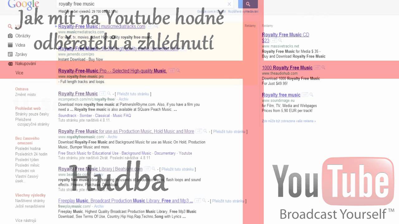 Jak získat na Youtube hodně odběratelů a zhlédnutí - YouTube