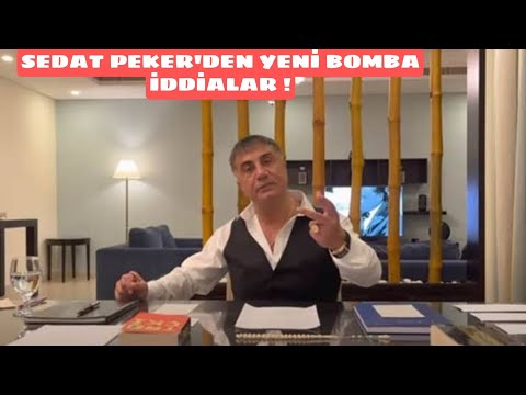Sedat Peker'den Yeni Bomba İddialar !