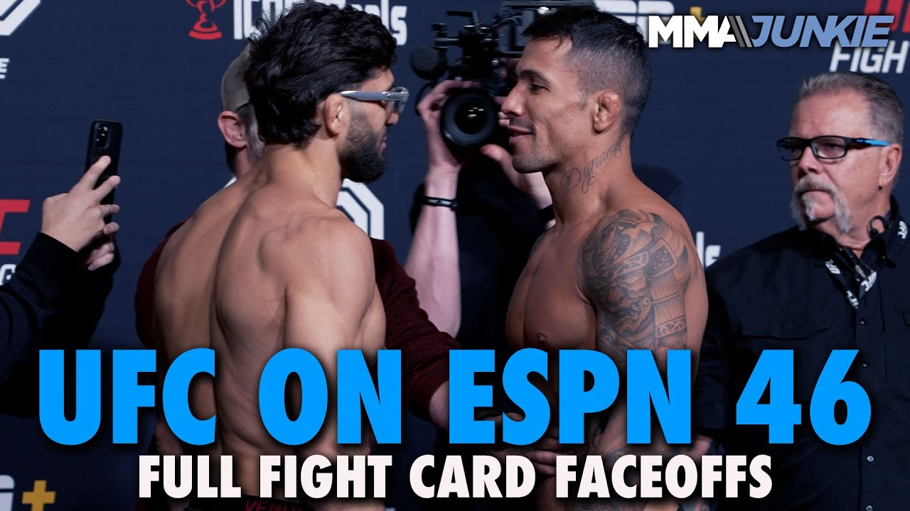 UFC on ESPN 46 Full Fight Card Faceoffs From Las Vegas - YouTube