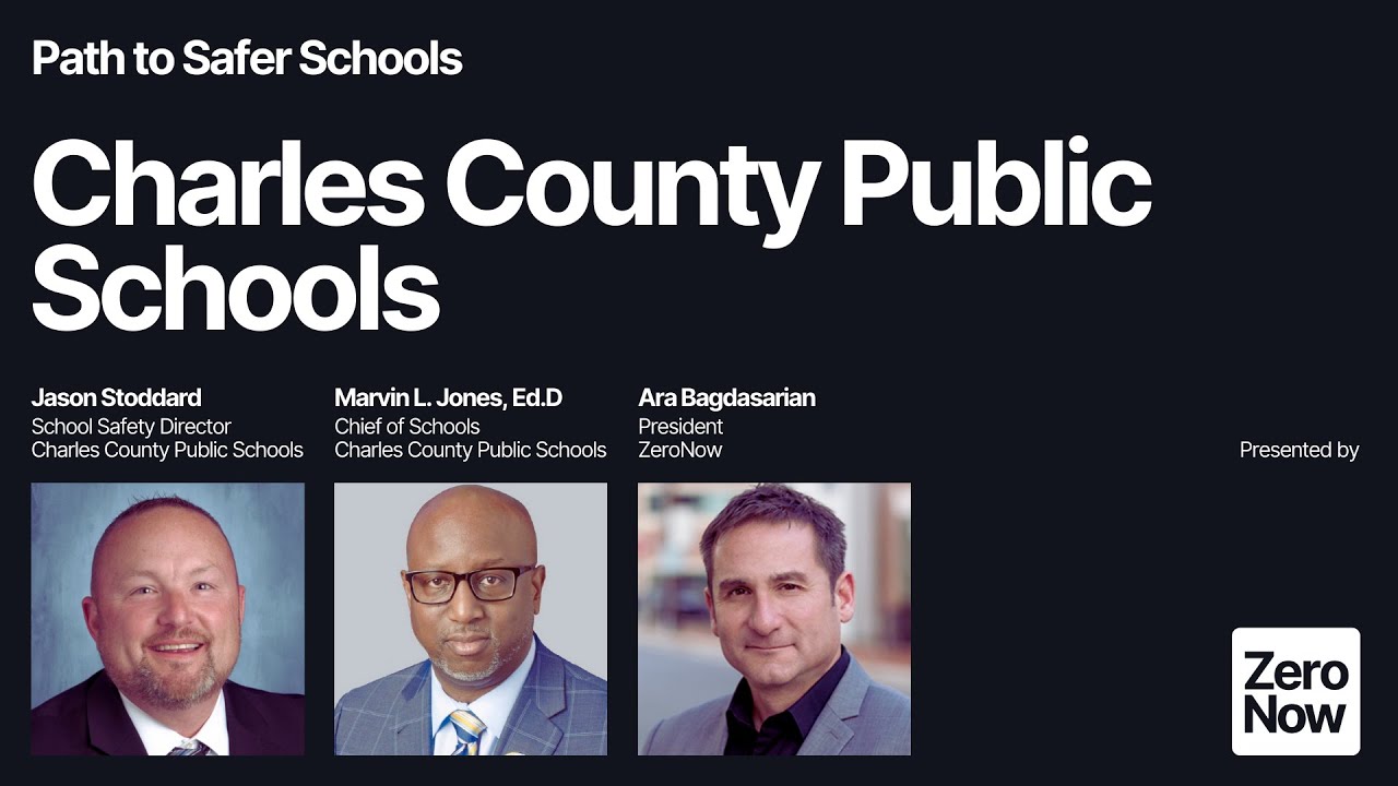 The Path to Safer Schools: Charles County Public School's Journey - YouTube