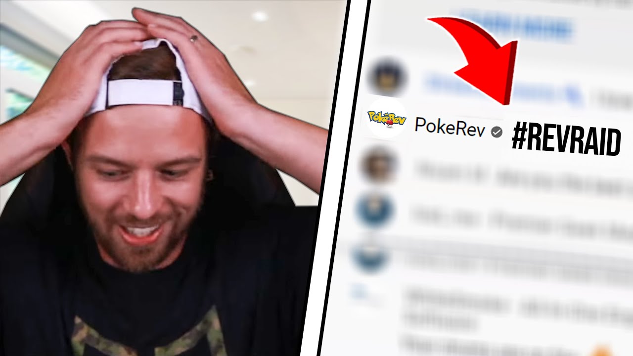 PokeRev RAIDED My Stream! Pokémon Cards Opening! - YouTube