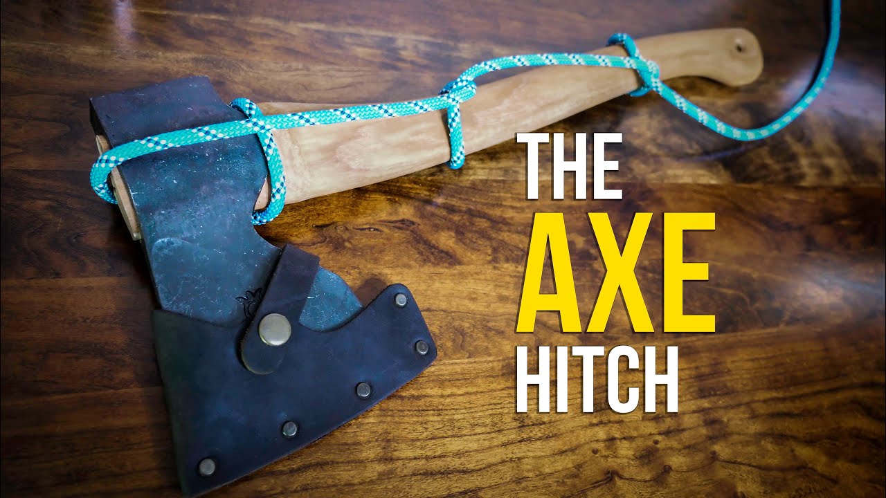 How to Tie an Axe Hitch | How to Tie a Hitch Knot - YouTube