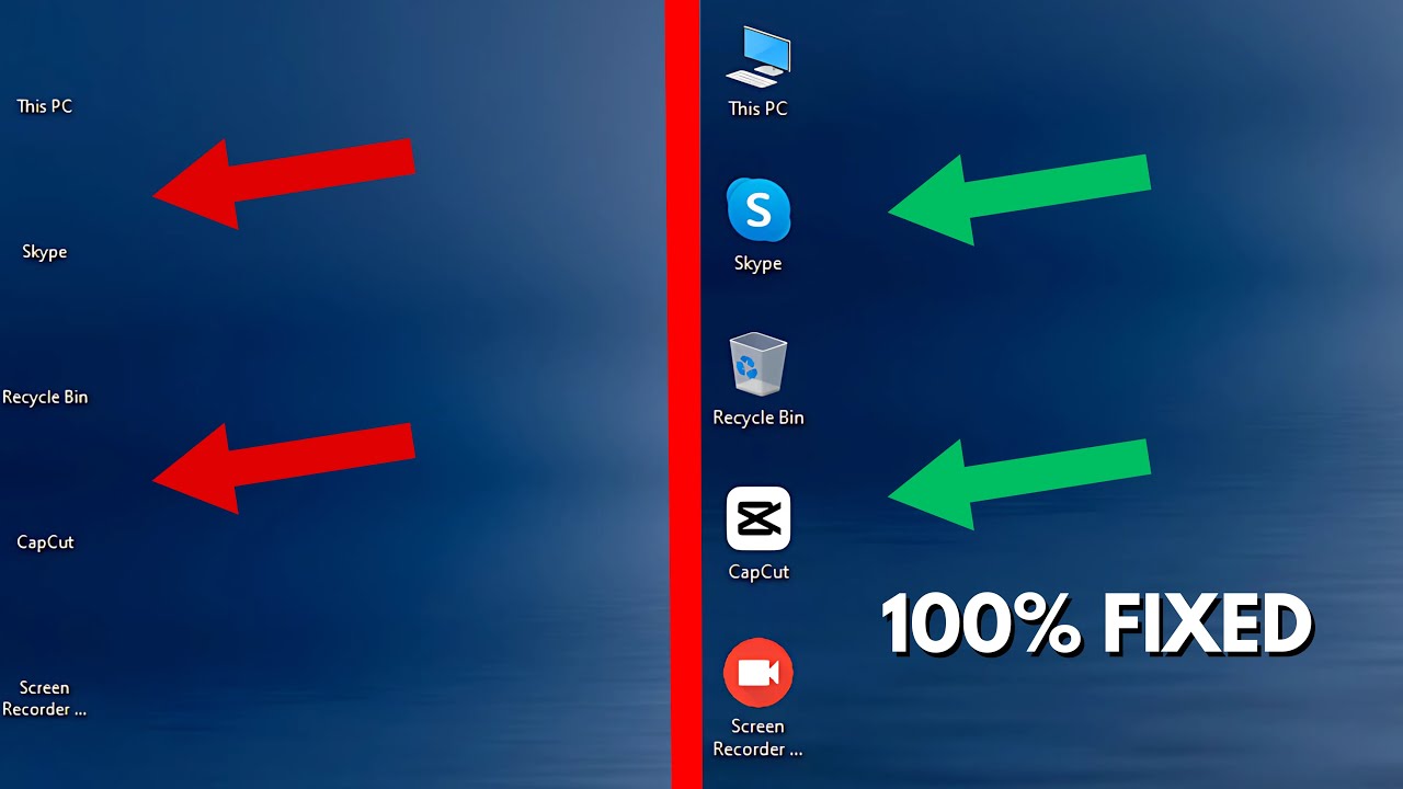 Fix Blank or Missing Icons on Your Windows Easily - YouTube