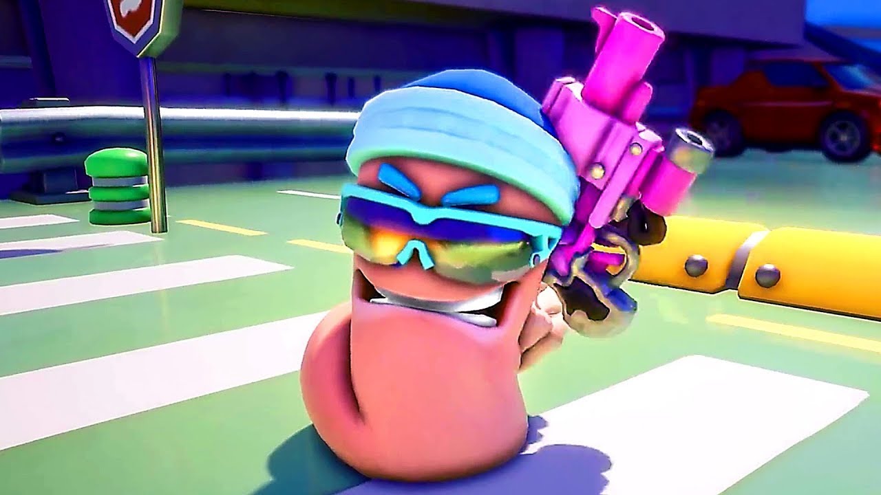 Worms With GUNS (Worms Rumble) - YouTube