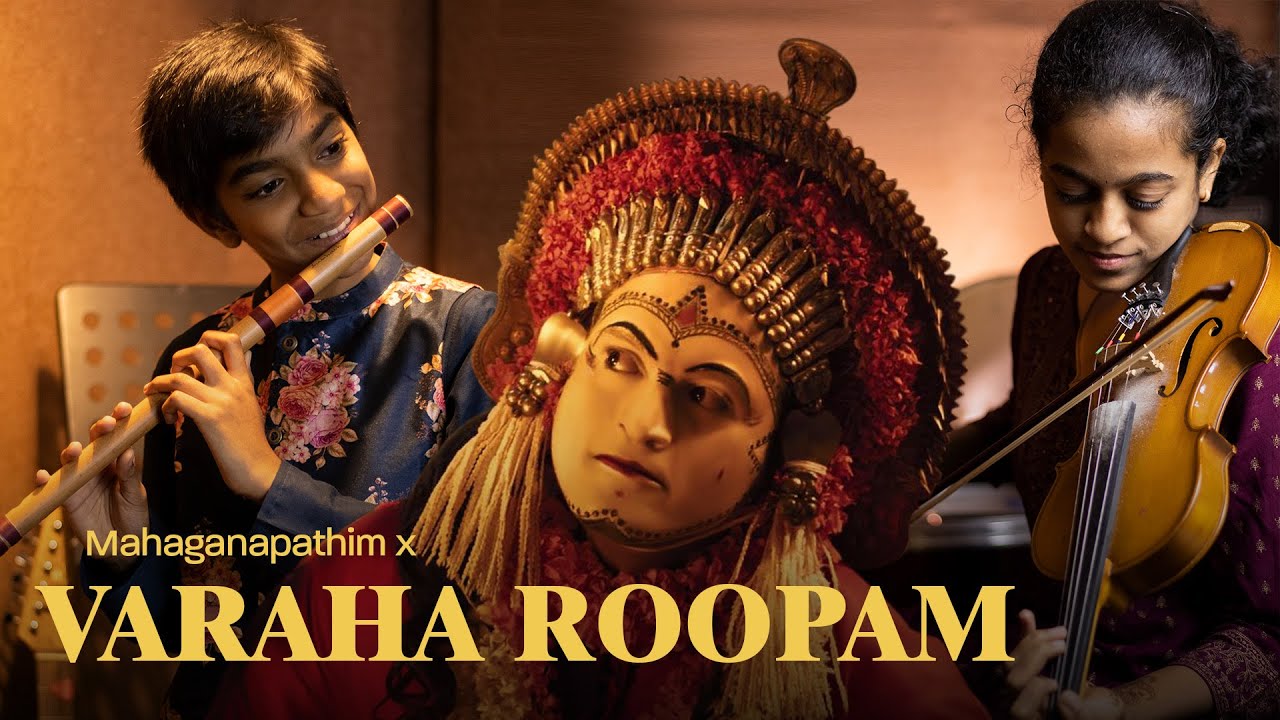 Varaha Roopam x Mahaganapathim Mashup | Vindhya V G | ft. @bhumikaadvaith - YouTube