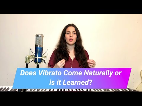 Does Vibrato come naturally or is it learned? - YouTube