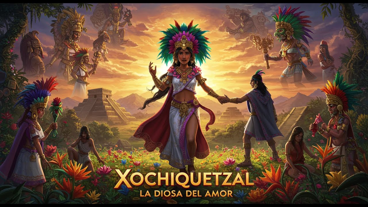 Xochiquetzal ‐ La Diosa Del Amor - Mitología Azteca - YouTube