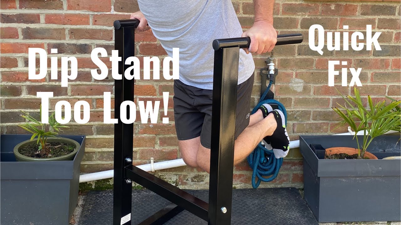 Raise your Dip Stand for a Deeper Dip! - YouTube