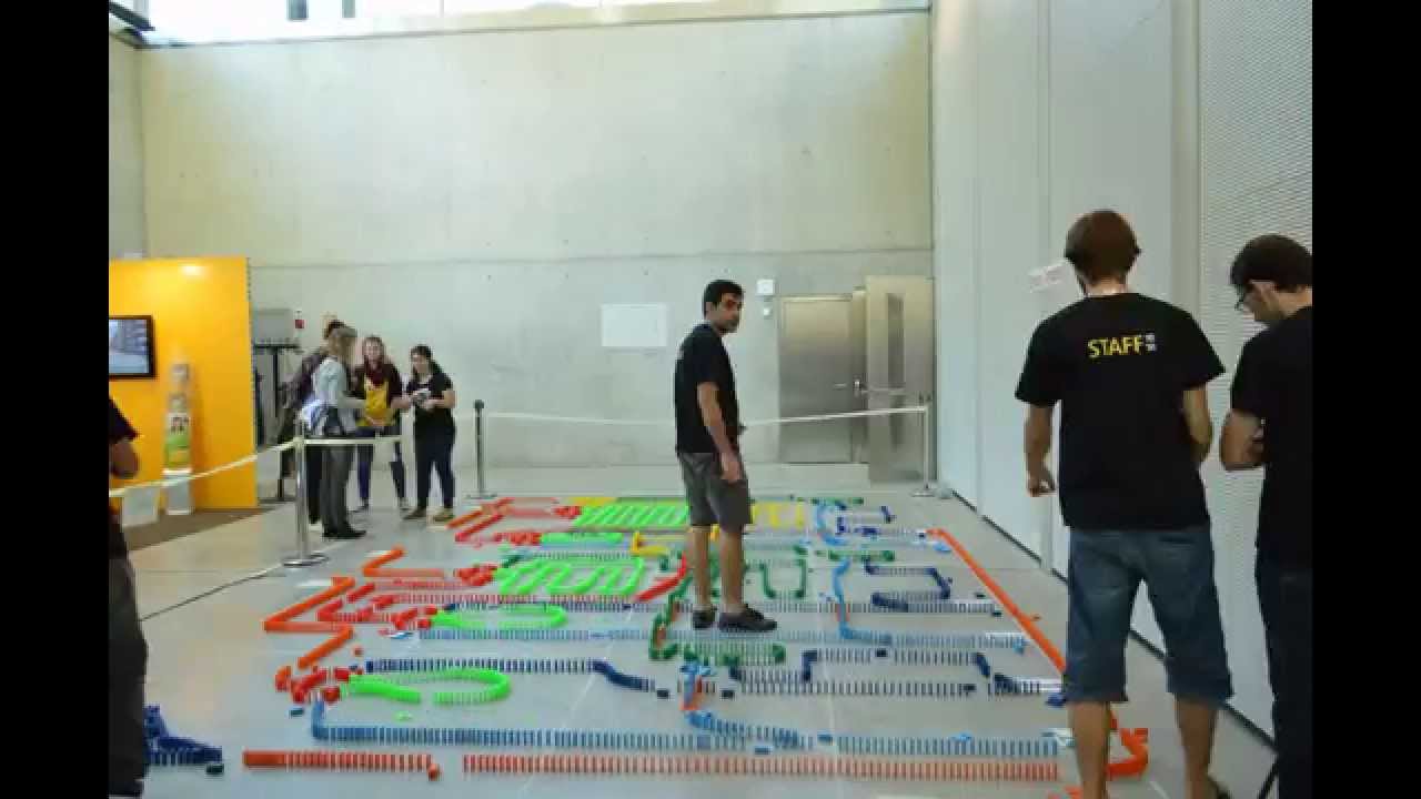 How we built our domino computer - YouTube