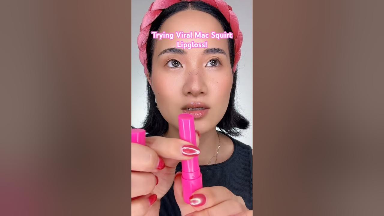 Trying the Viral Mac Squirt Plumping Lipgloss! - YouTube