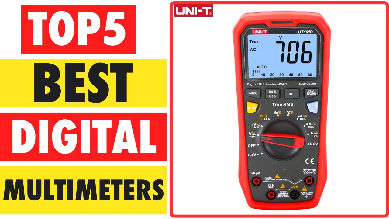 Top 5 Best Digital Multimeters In 2024 | Best Multimeter For Beginners ...