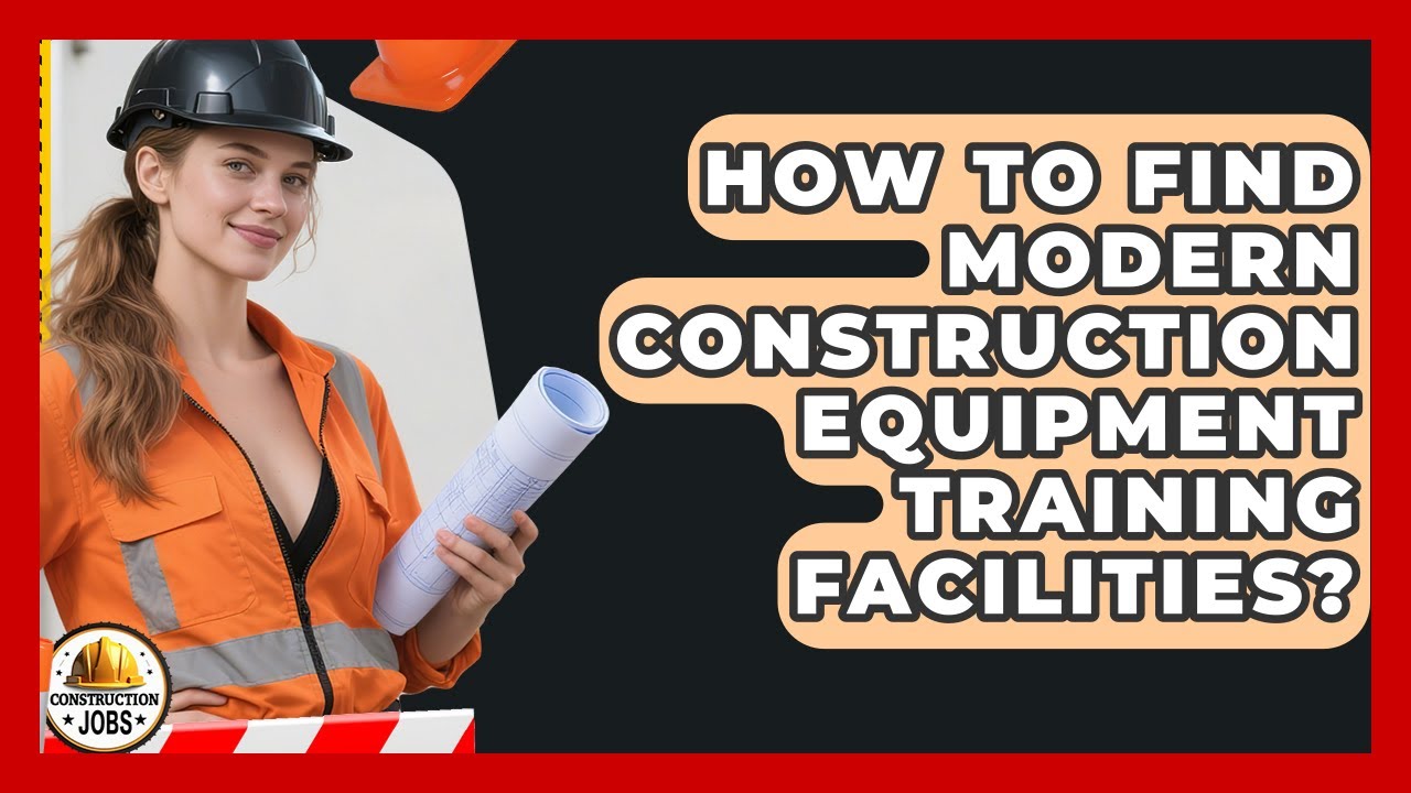 How To Find Modern Construction Equipment Training Facilities ...