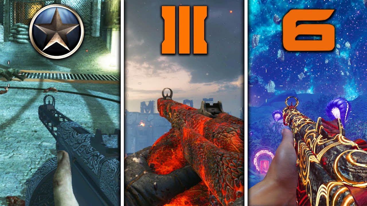 Using the PPSh-41 in Every Call of Duty Zombies Game! - YouTube