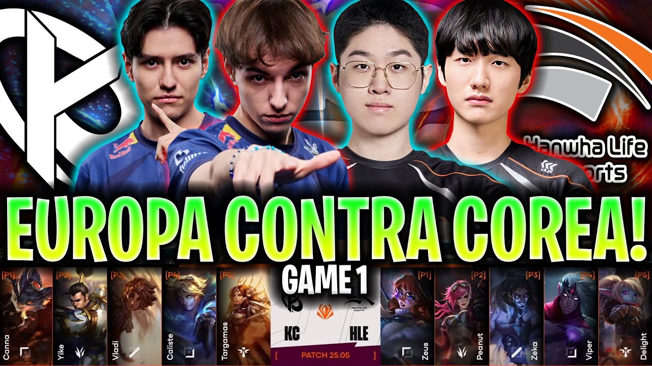 PUEDE KARMINE CORP GANAR AL REY COREANO?😱BRUTAL!🔥 - KC vs HLE Game 1 FIRST STAND 2025 DÍA 4 ...