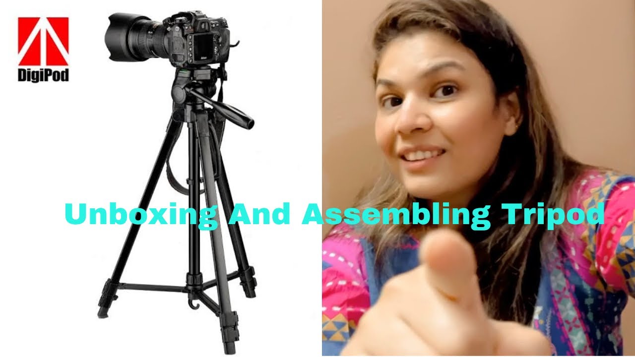 Unboxing And Assembling Tripod And Ring Light || Digipod TR 472 Ring light DX 260 - YouTube