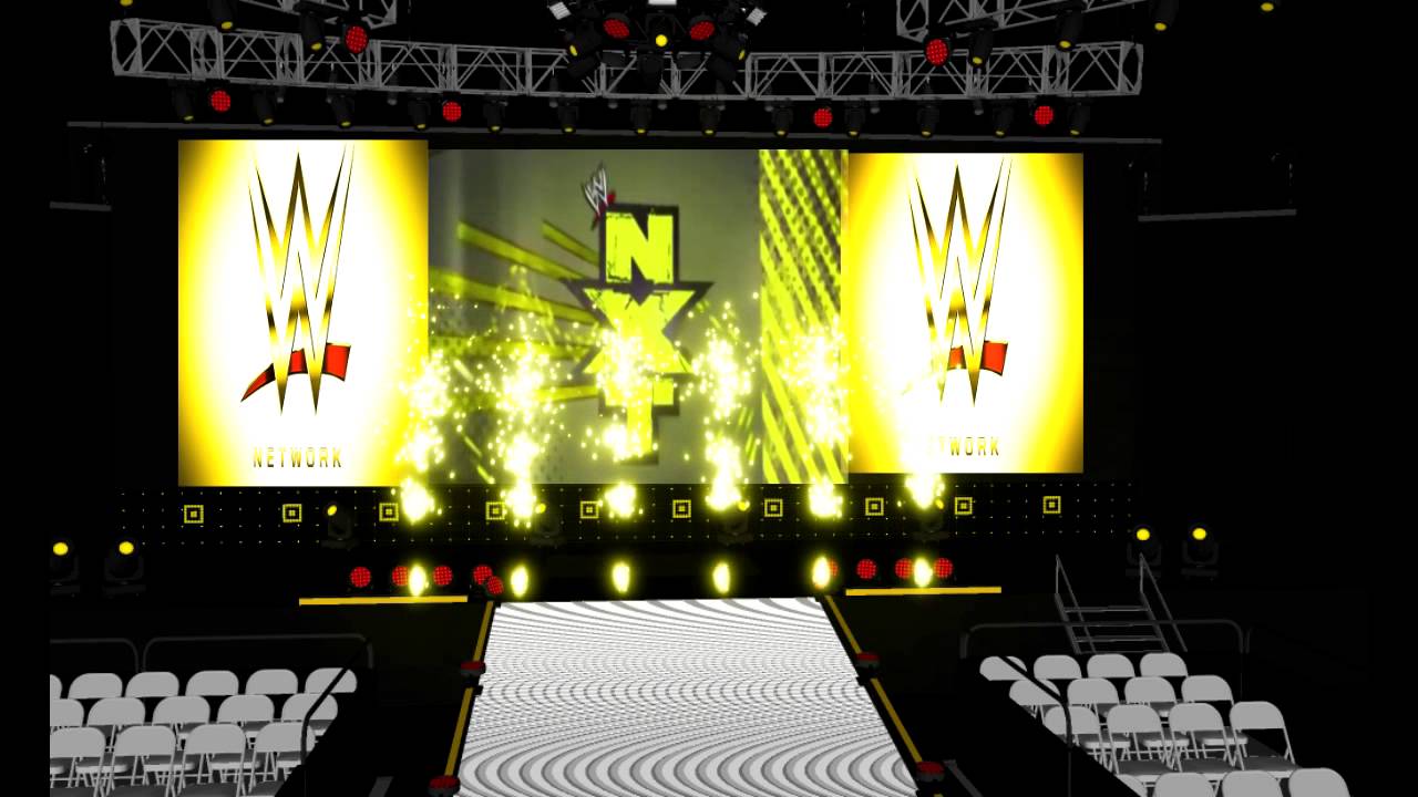 WWE NXT Opening Pyro Animation + Luke Gallows Stage - YouTube