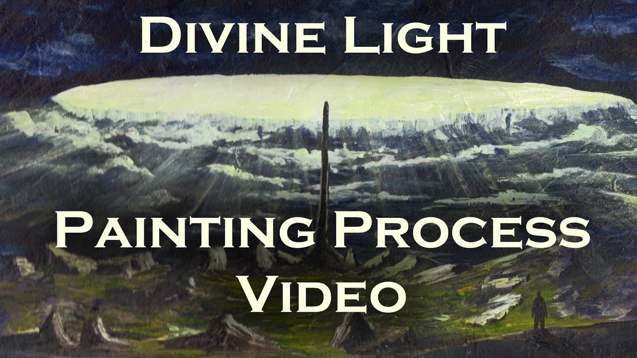 Divine Light | Painting Process Video - YouTube