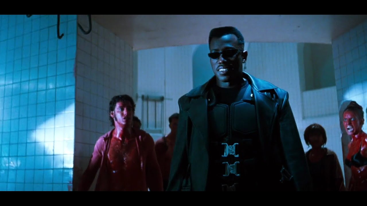 Blade (1998) Vampire Night Club fight - YouTube