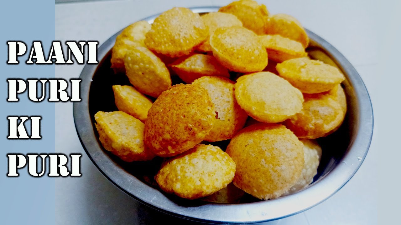 Panipuri ki puri | Suji ke golgappe recipe | How to Make Puri for Pani ...