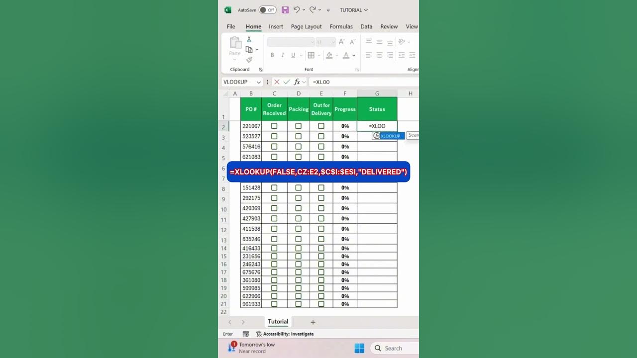 How to create this Tracker in Excel? NU MURAD #tracker #excel #exceltips #exceltutorial - YouTube