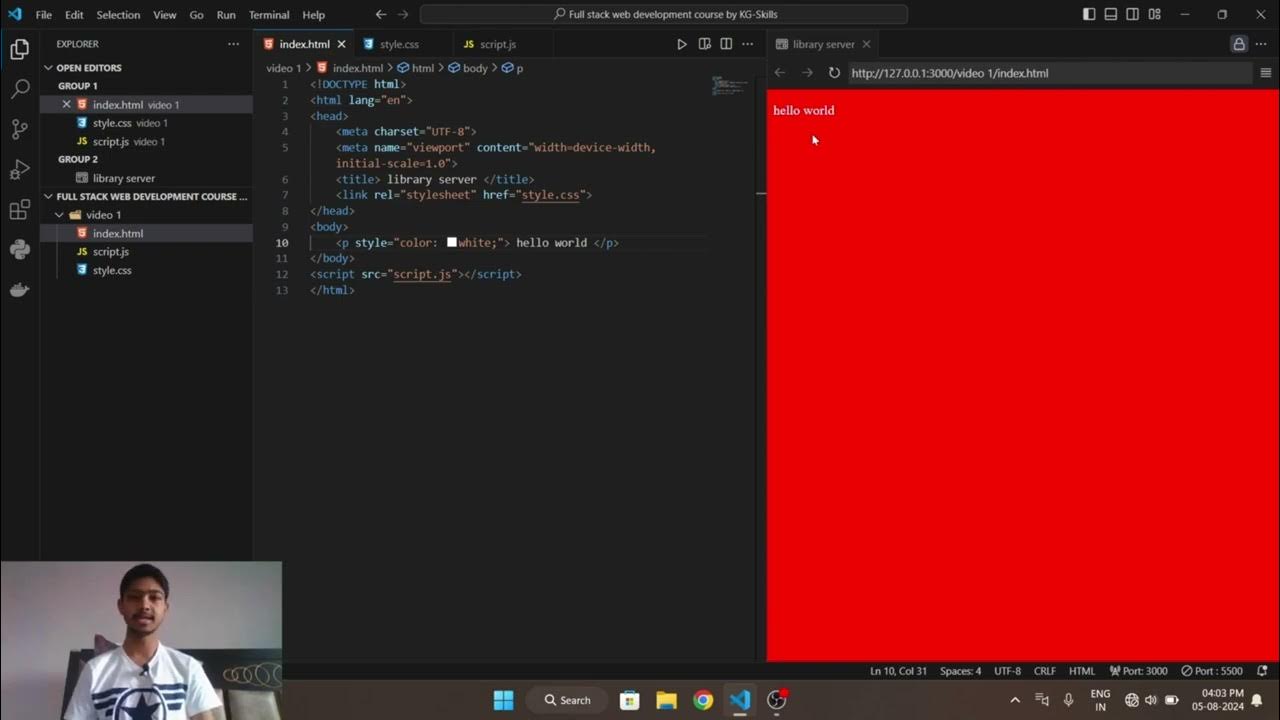 What is paragraph and style tags in HTML - Tutorial #17 | Full Stack ...