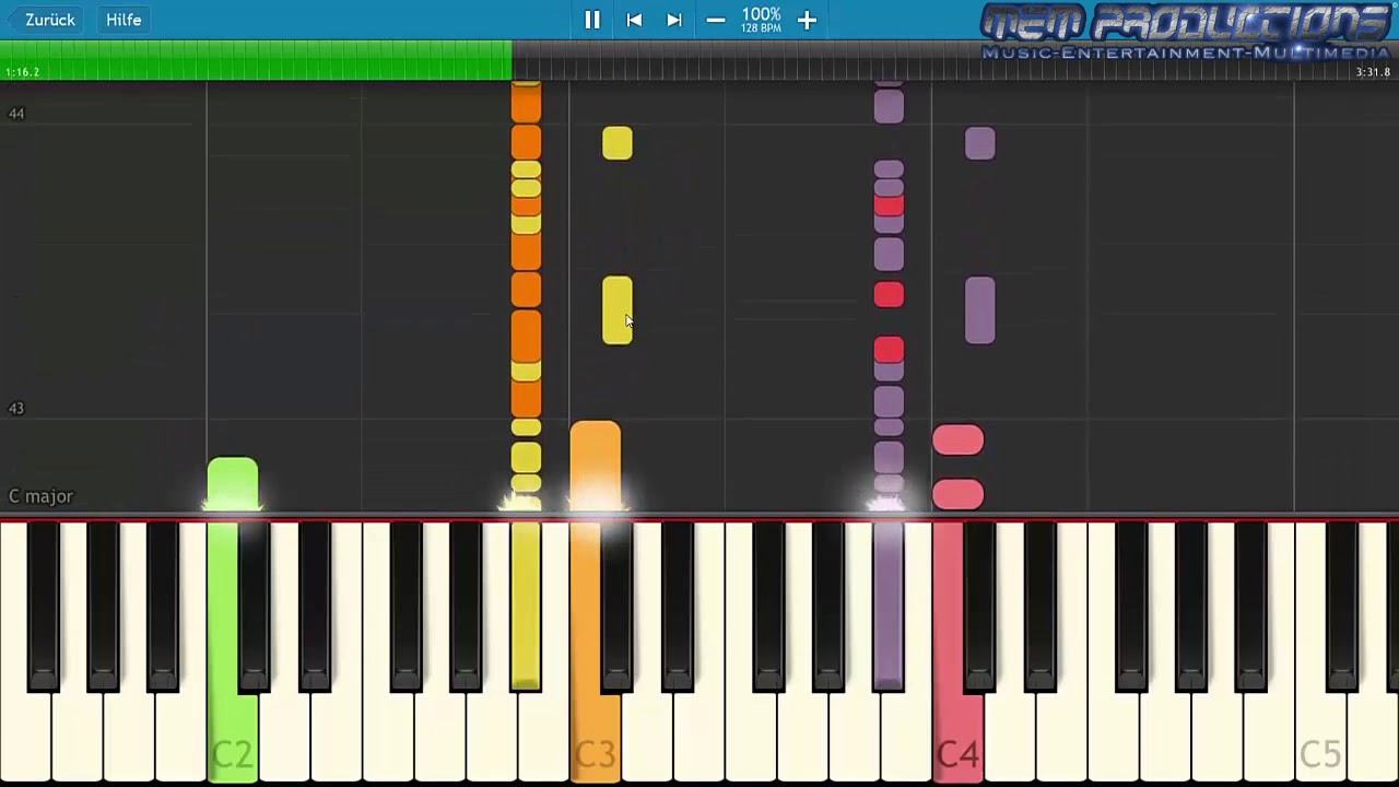Keyboard / Piano Tutorial | Sean Paul - Temperature - YouTube