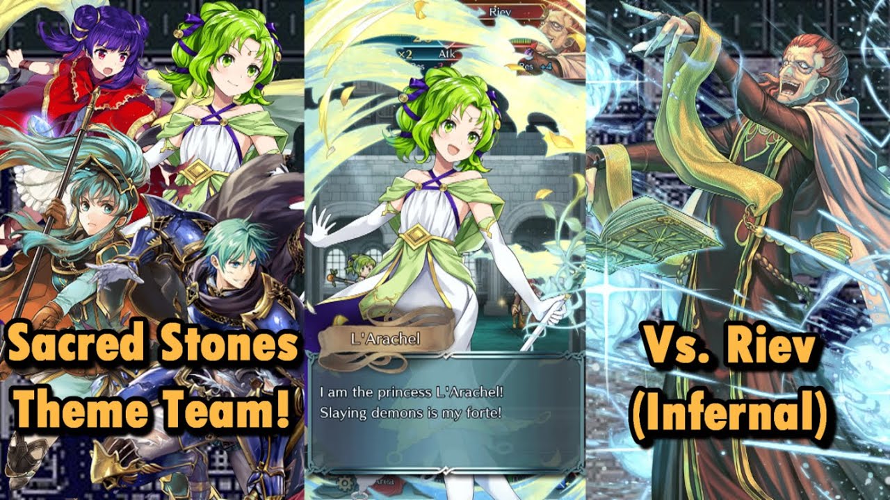 Fire Emblem Heroes - Young L'Arachel Vs. Riev: Blood Beryl (Infernal ...