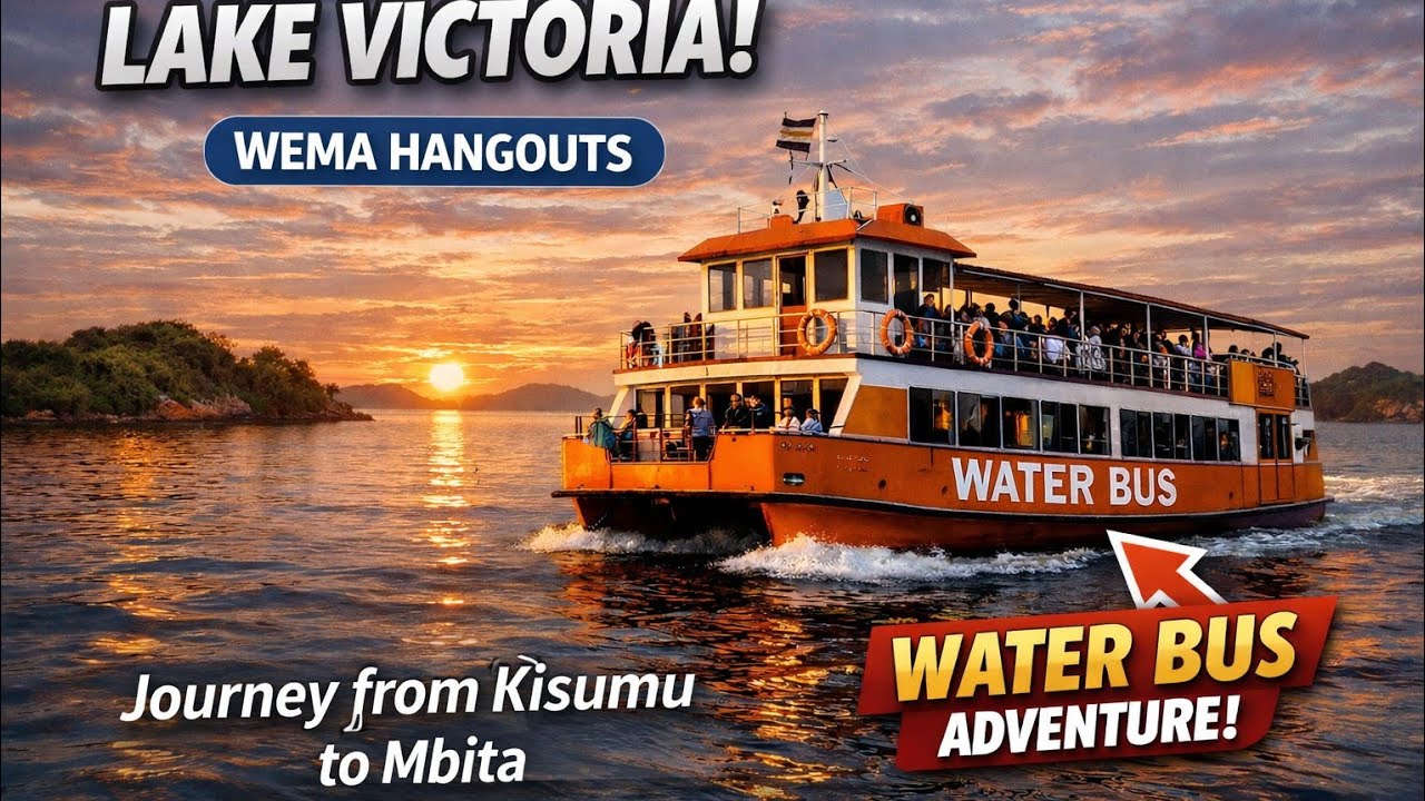 Crossing Lake Victoria by Water Bus | Kisumu to Mbita Rusinga Sunset ...