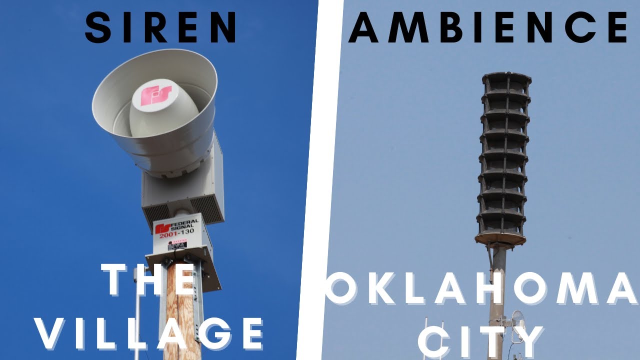 Oklahoma City / The Village, Oklahoma Tornado Siren Ambience - YouTube