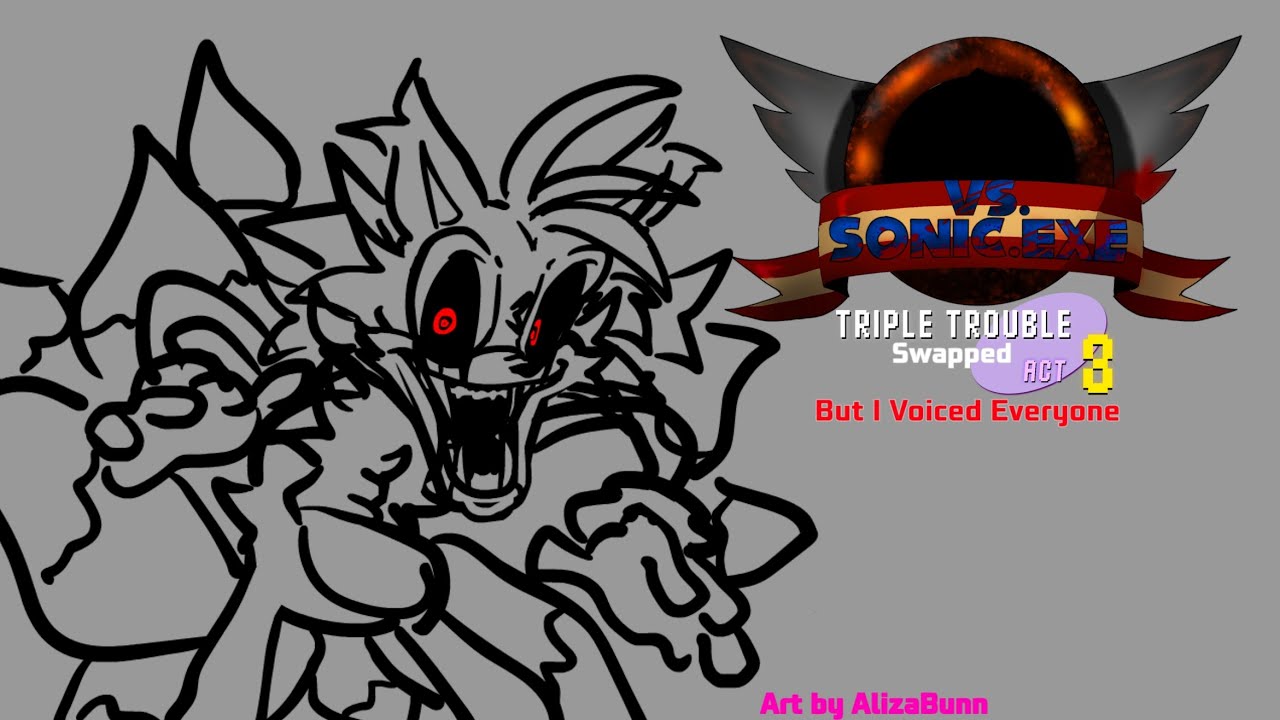 Triple Trouble Swapped (By @EviLizBun) But i sing everyone - YouTube