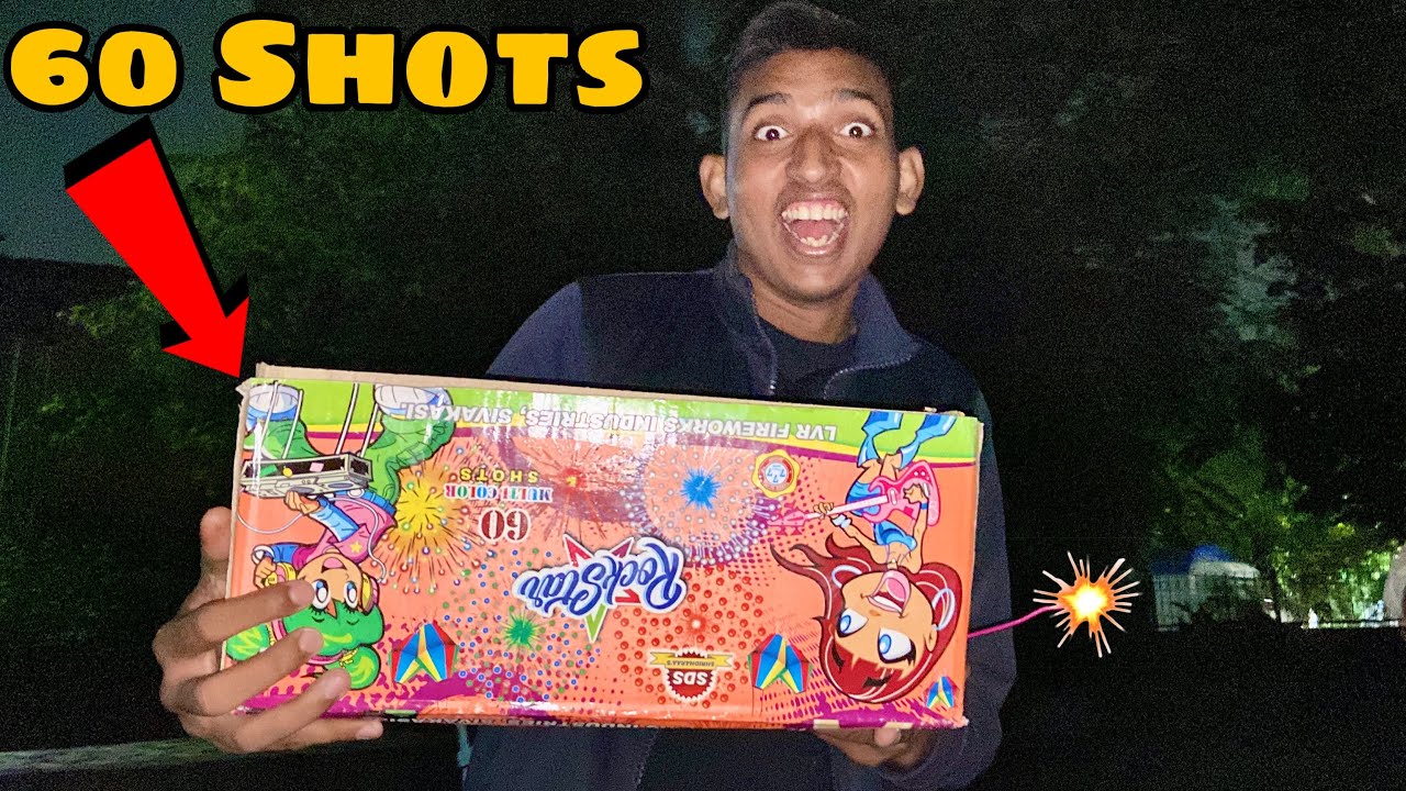 60 sky Shots | Magic Star Sky Unboxing and testing | Diwali sky shots ...
