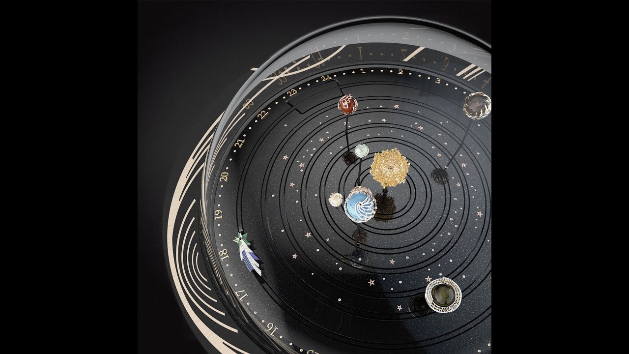 Van Cleef & Arpels Planétarium Automaton - YouTube