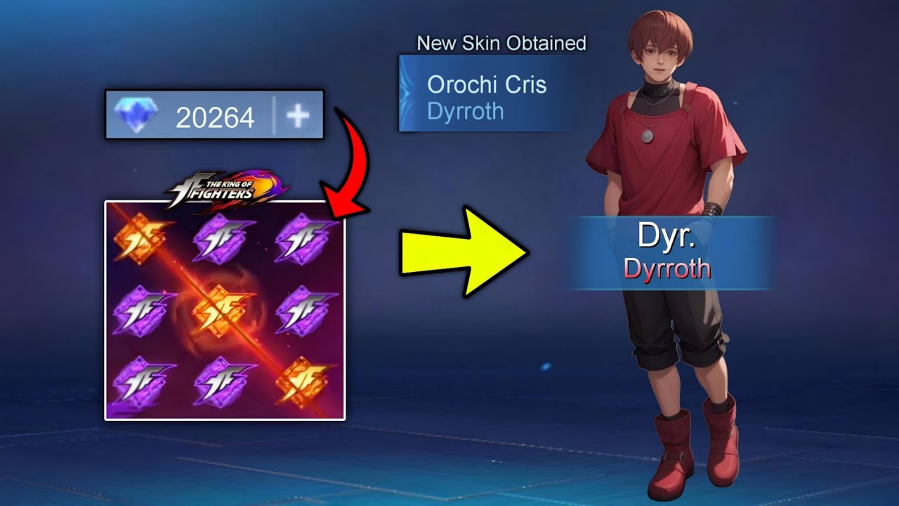 I SPENT 20K DIAMONDS TO GET THIS NEW REVAMPED DYRROTH KOF SKIN!! - MLBB ...