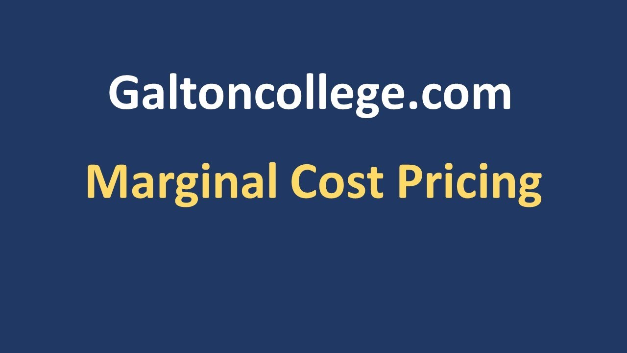 Marginal Cost Pricing YouTube marginal-cost-pricing-youtube