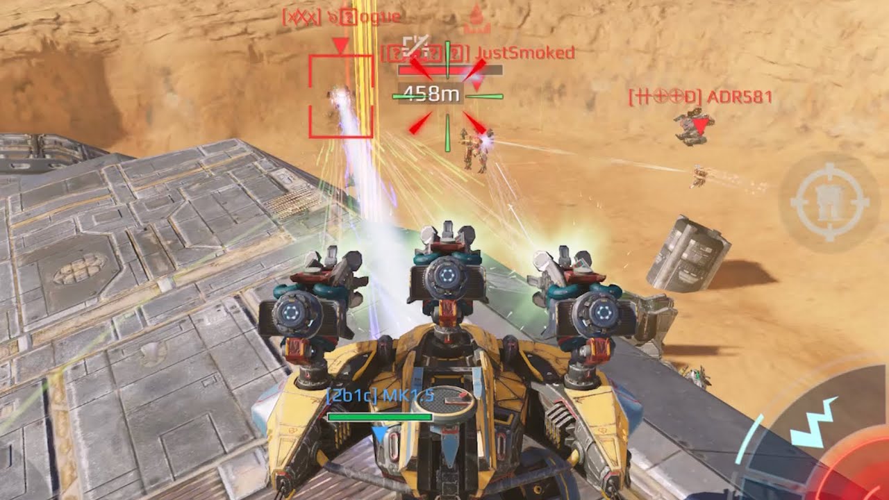 Keep the Sharanga off the roof of Dreadnought — War Robots - YouTube