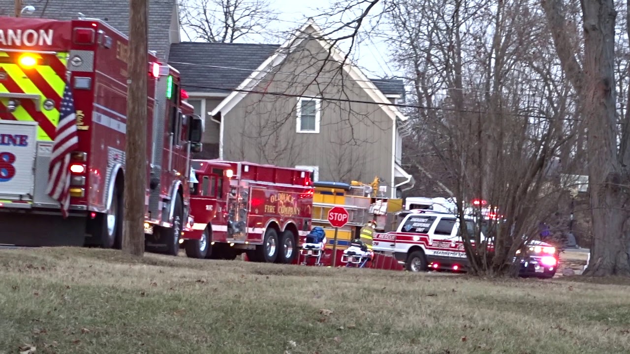 OLDWICK NEW JERSEY WORKING HOUSE FIRE 1/31/18 HUNTERDON COUNTY - YouTube