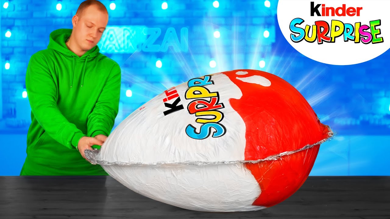 Giant Kinder Surprise | How to Make The World’s Largest DIY Kinder ...